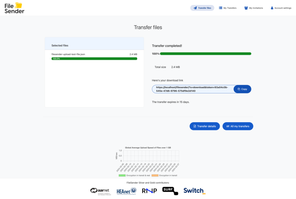 FileSender Online Infoshare: new UI ready for field testing ...